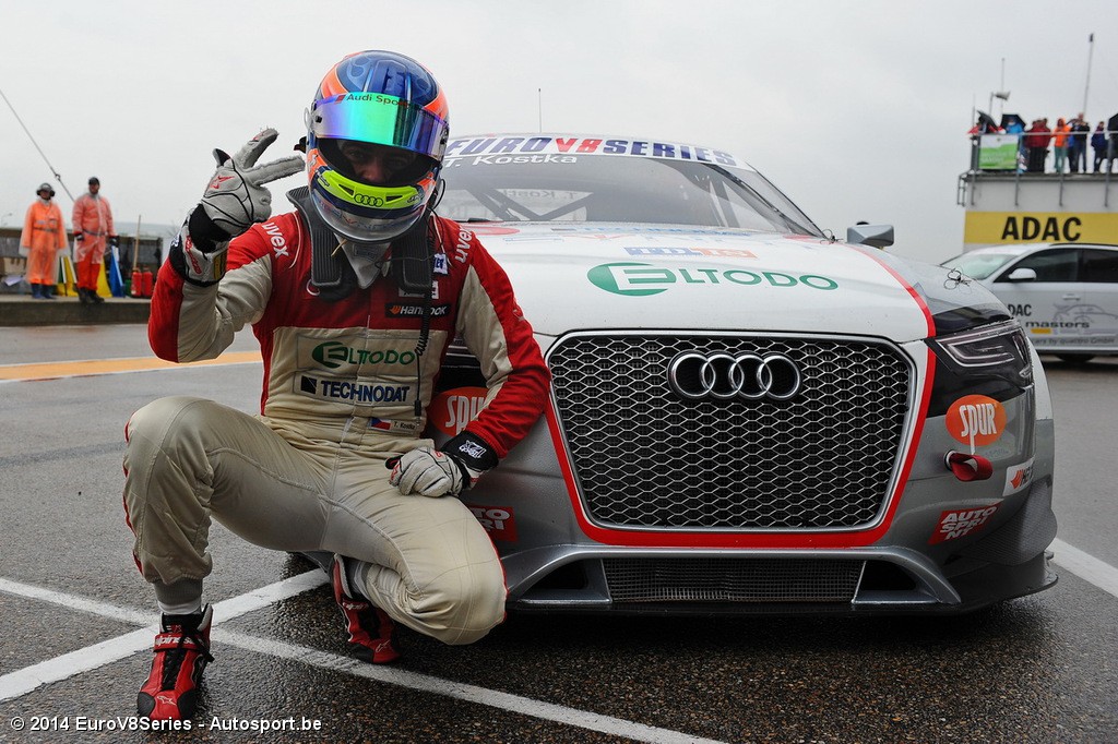 Euro V8 Series: Sachsenring: Audi ongenaakbaar in de regen - Autosport.be