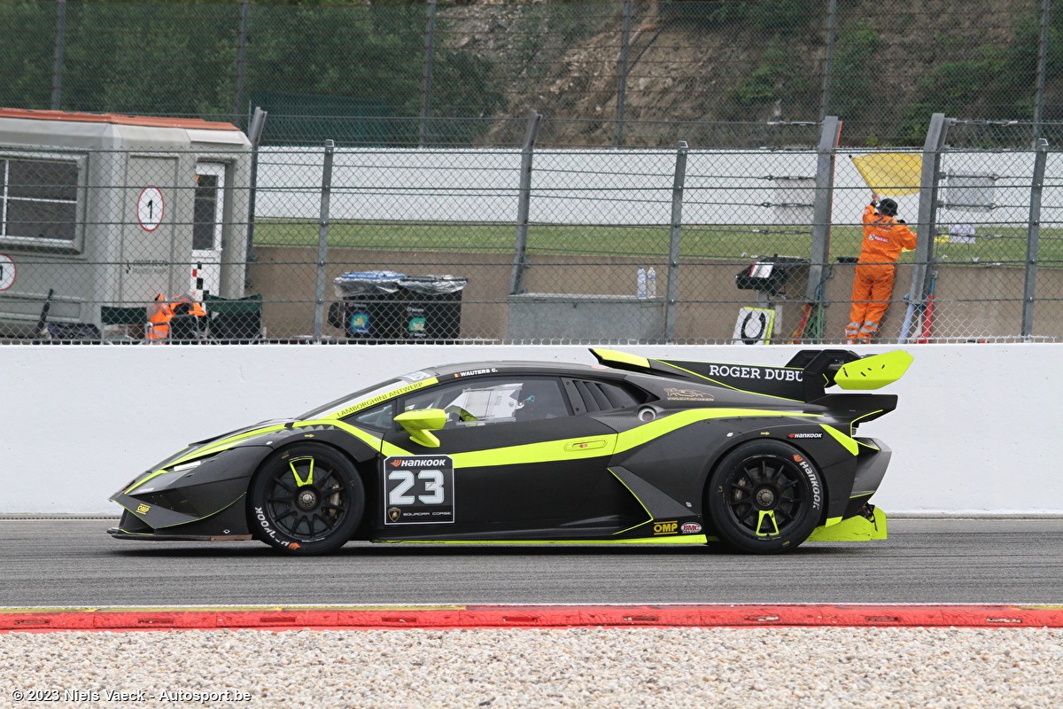 24H Spa: Pole voor Cédric Wauters bij zijn debuut in de Lamborghini ...