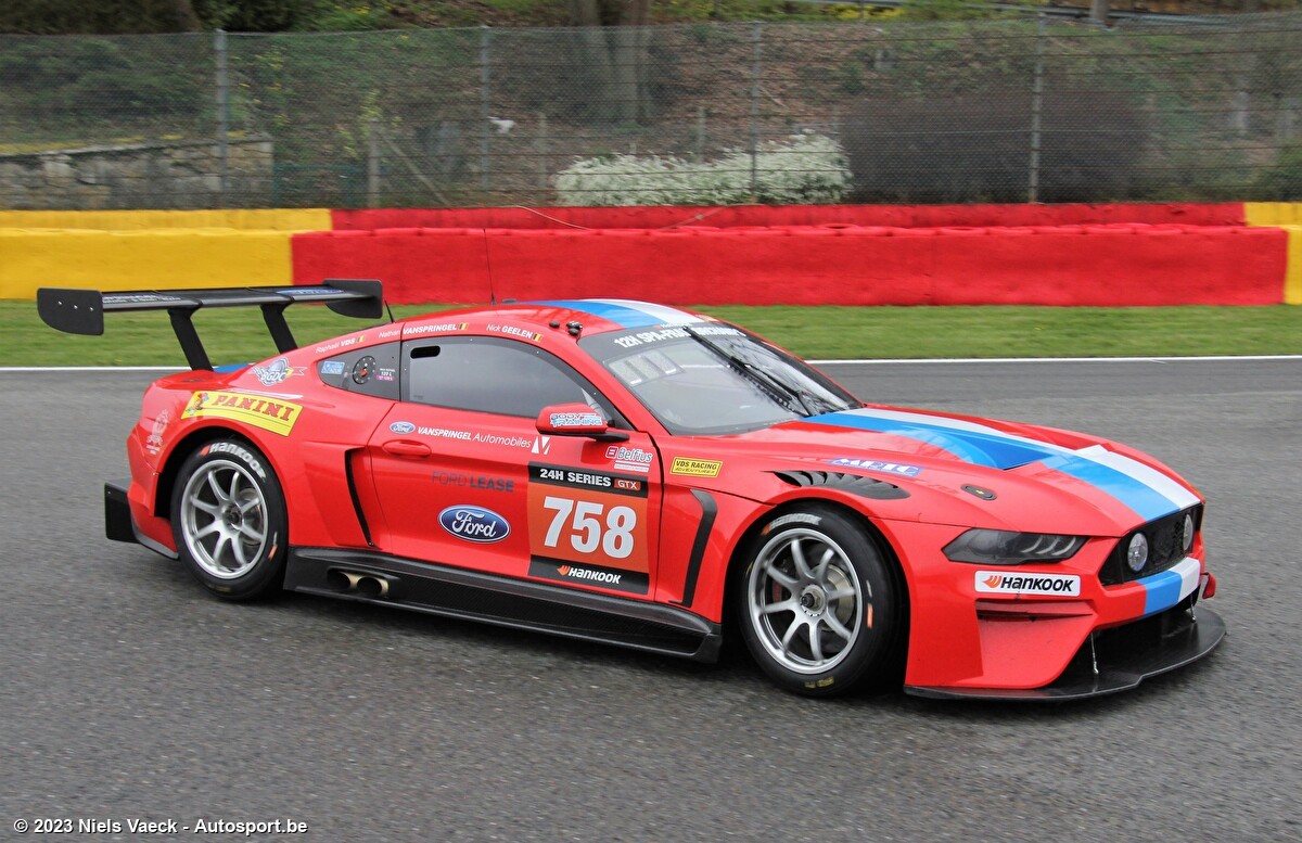 24H Zolder: VDS Racing Adventures met de MARC II V8 Mustang - Autosport.be